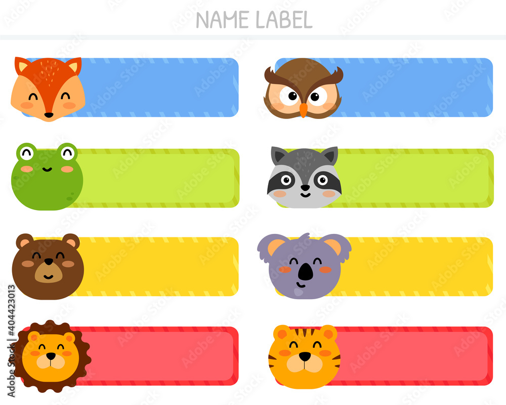 Photo & Art Print animal name label, fatmasniper