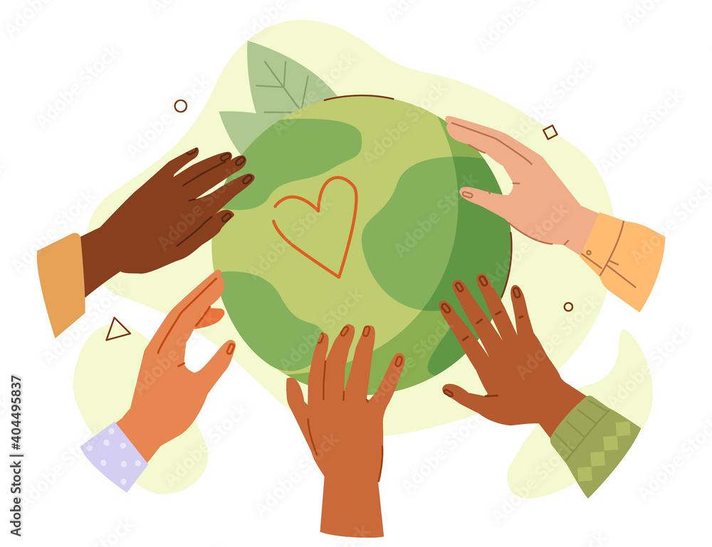 Unity Hands Earth