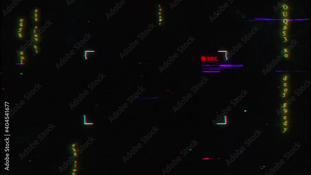 Camera noise overlay or screen mode texture. Glitch and digital color ...