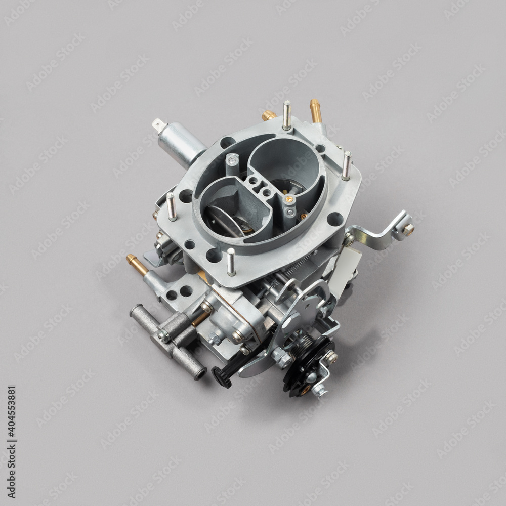 Car carburettor for internal combustion engine for mixing air with a ...