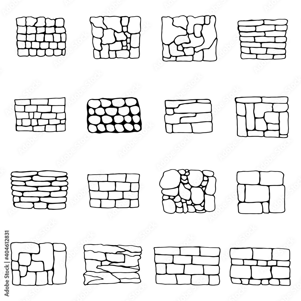 Stone Wall Drawing