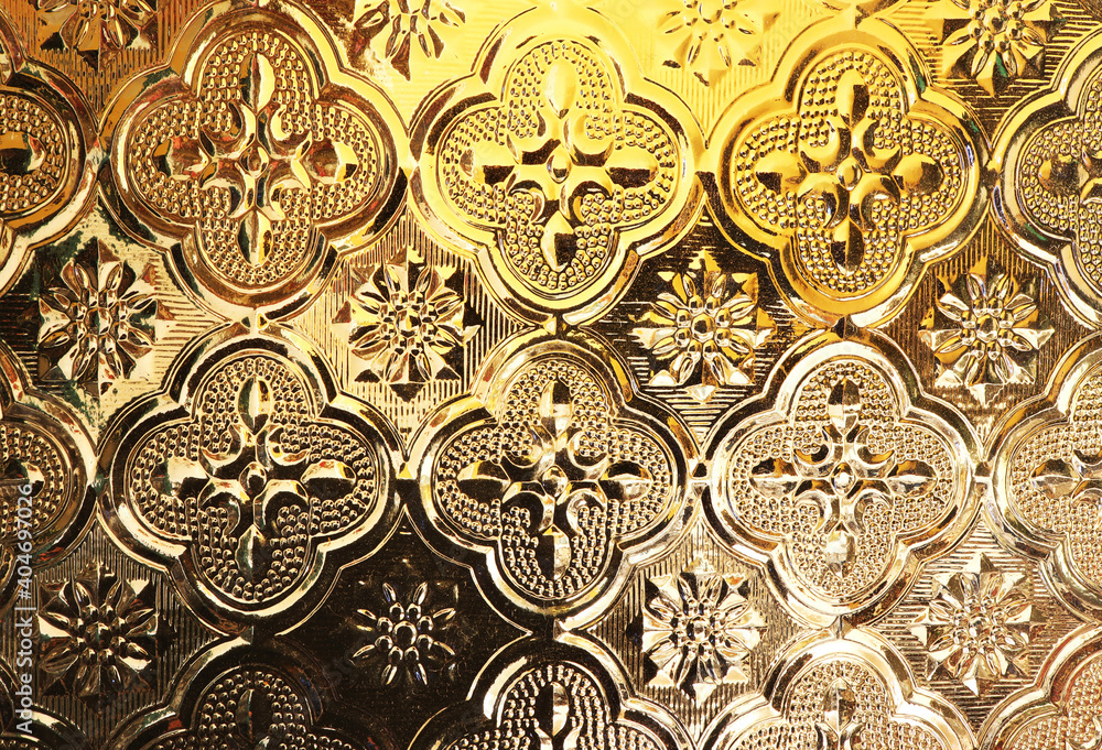 Stained glass window, Texture and abstract background color glass and ...