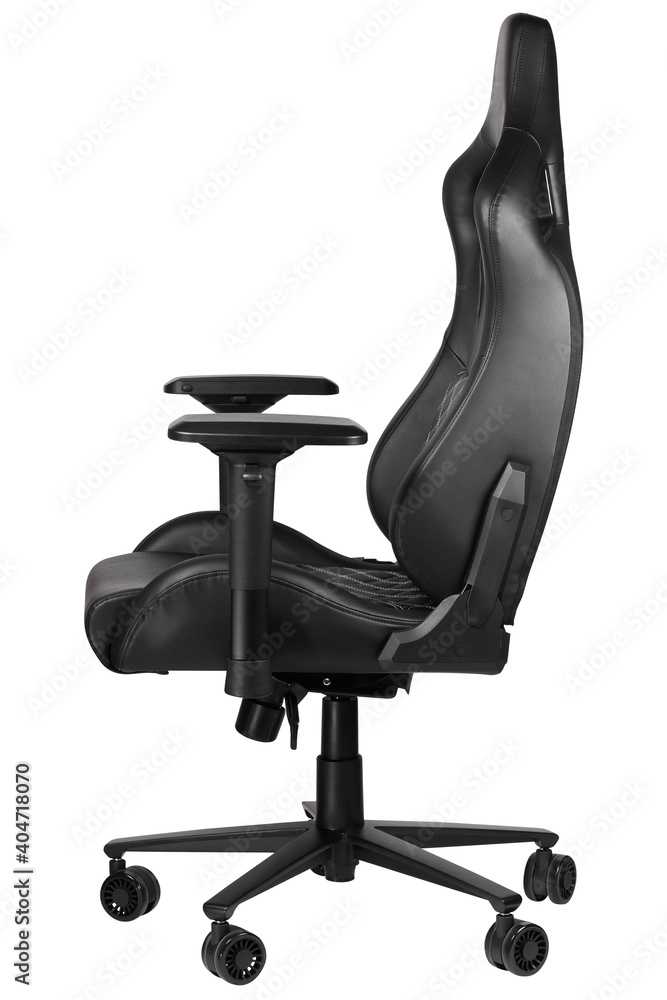 Racing office ergonomic computer chair. Gaming chair isolated on white ...