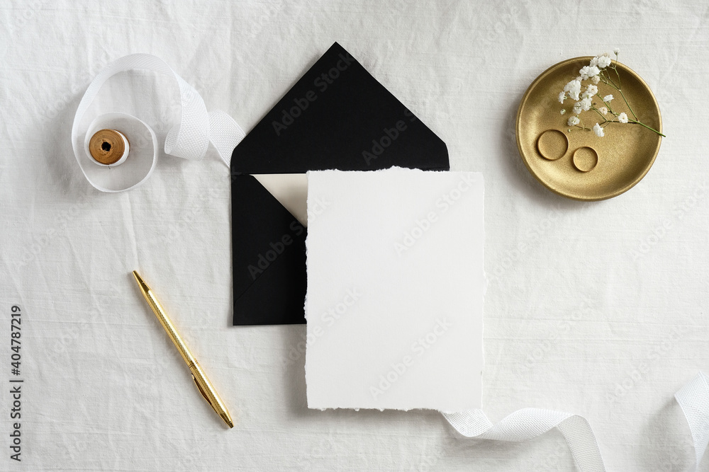 Blank Vintage Wedding Invitations