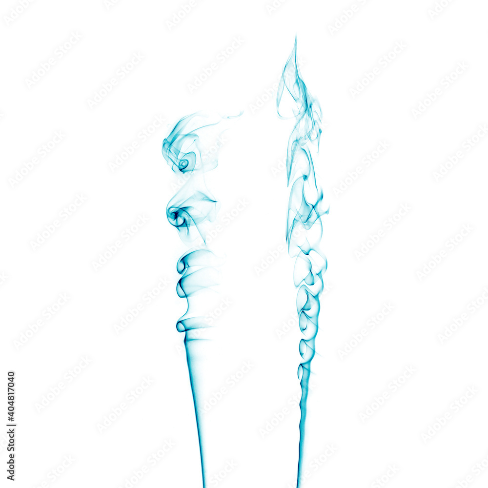 Figuras aleatorias, espirales y olas de humo de colores sobre fondo ...