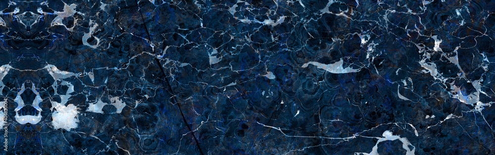 Abstract blue marble stone texture for background or luxurious tiles ...