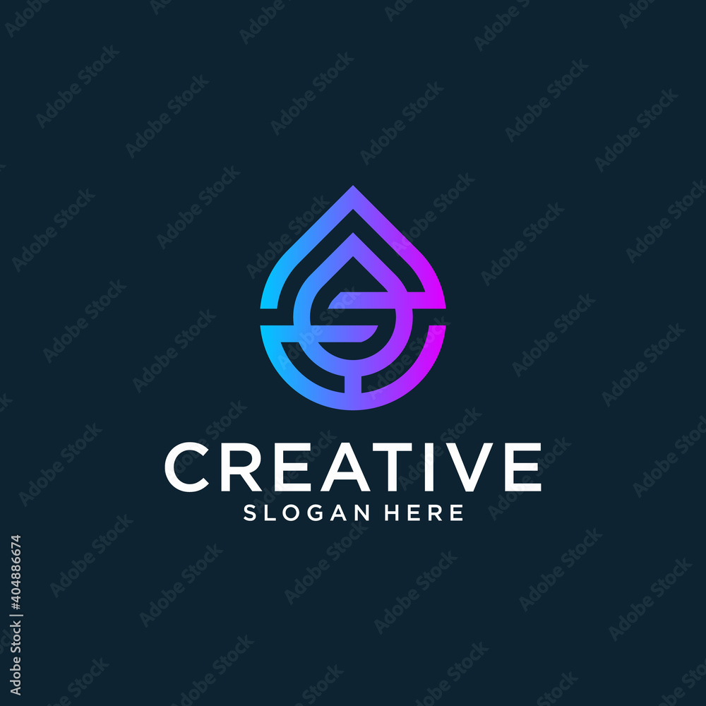 Initial S logo design inspiration Stock Vector | Adobe Stock