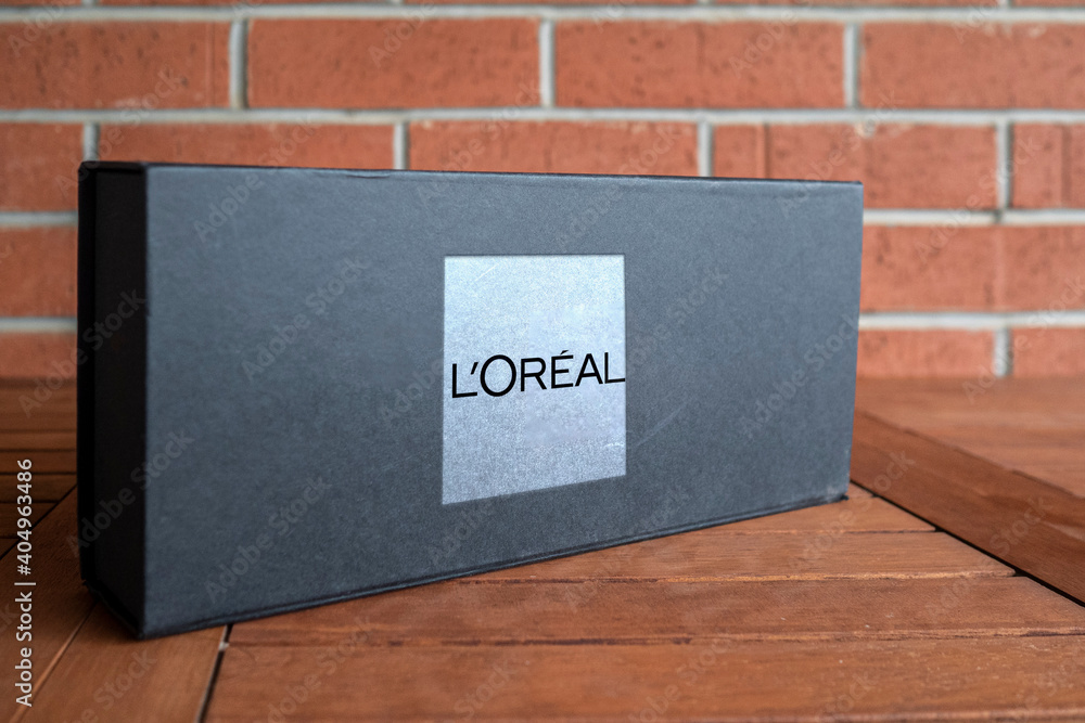 L'oreal logo editorial illustrative Stock Photo | Adobe Stock