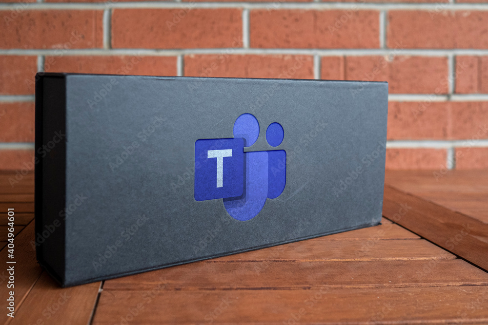 Microsoft Teams logo editorial illustrative Stock Photo | Adobe Stock