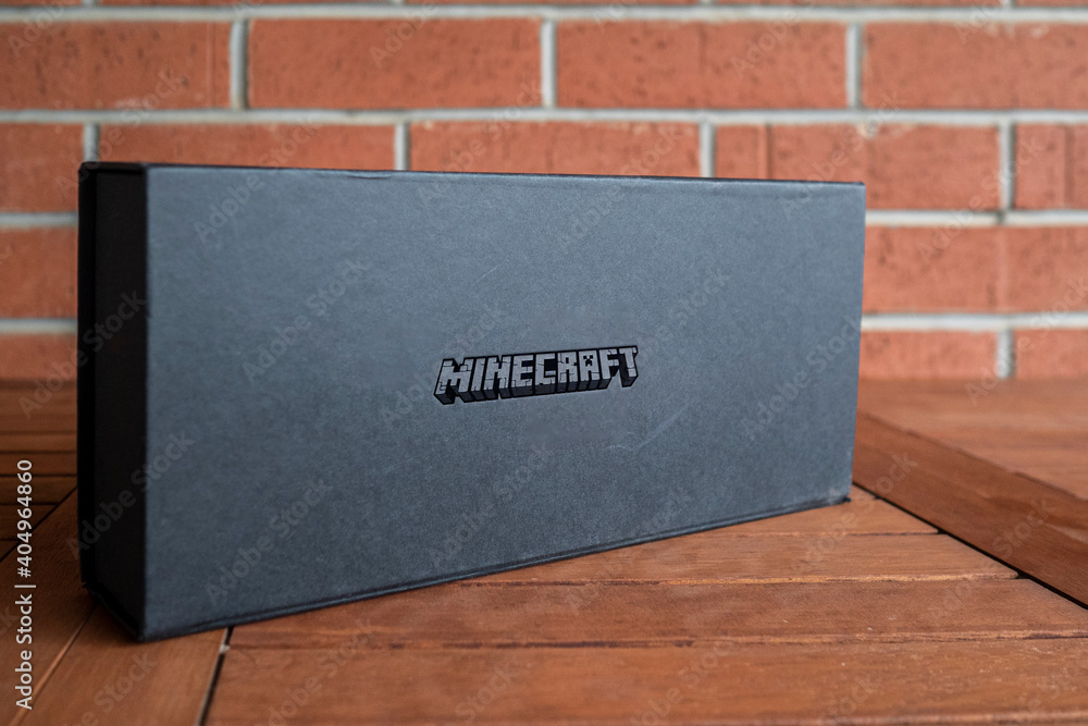 Minecraft logo editorial illustrative Stock Photo | Adobe Stock