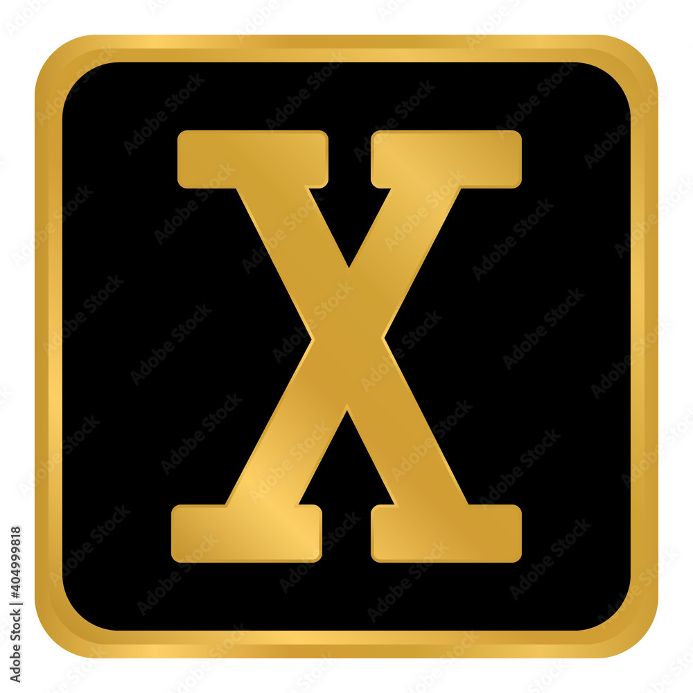 Roman numeral ten. Stock Vector | Adobe Stock