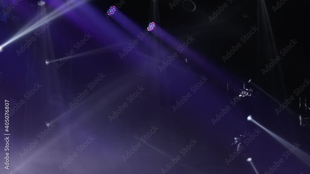 Lighting equipment, Lighting effects. Dynamic strobe light Stage Ray Of ...