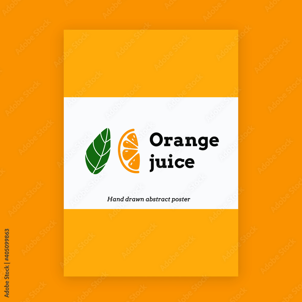 Orange label vector drawing. Citrus fruit template. Hand drawn vintage ...
