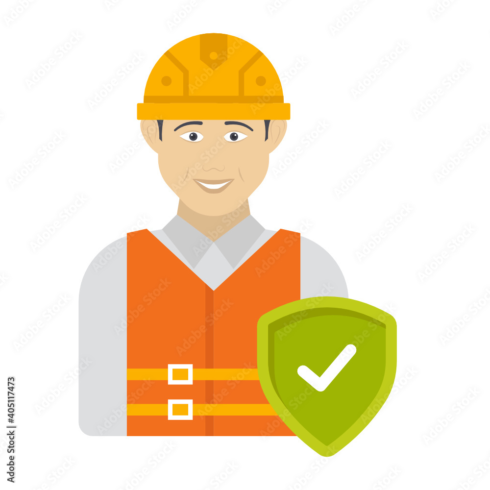 Plant Engineer life insurance Concept, Construction worker coverage ...