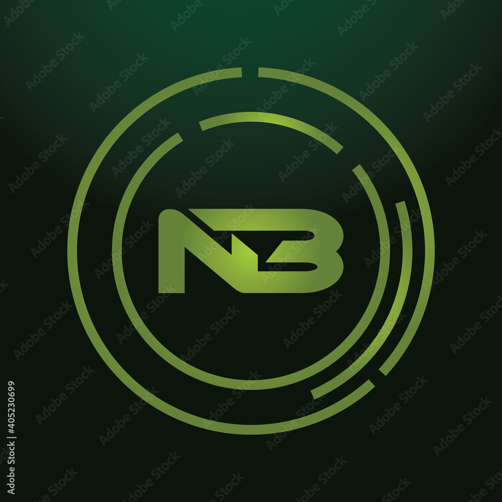 Professional Innovative Initial NB logo and BN logo. Letter BN NB ...