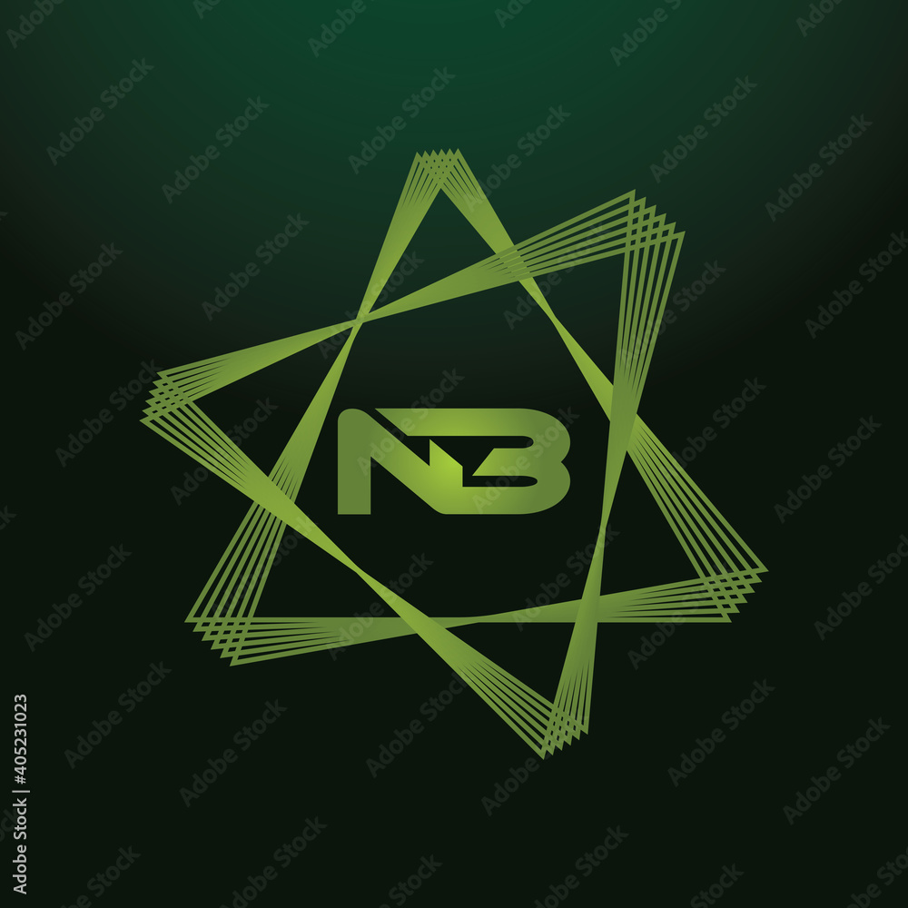 Professional Innovative Initial NB logo and BN logo. Letter BN NB ...