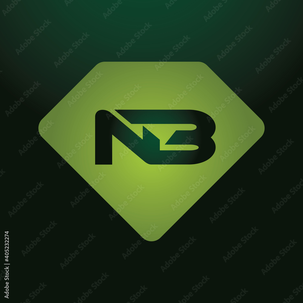 Professional Innovative Initial NB logo and BN logo. Letter BN NB ...