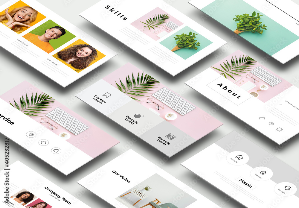 Modern Presentation Layout Stock Template | Adobe Stock