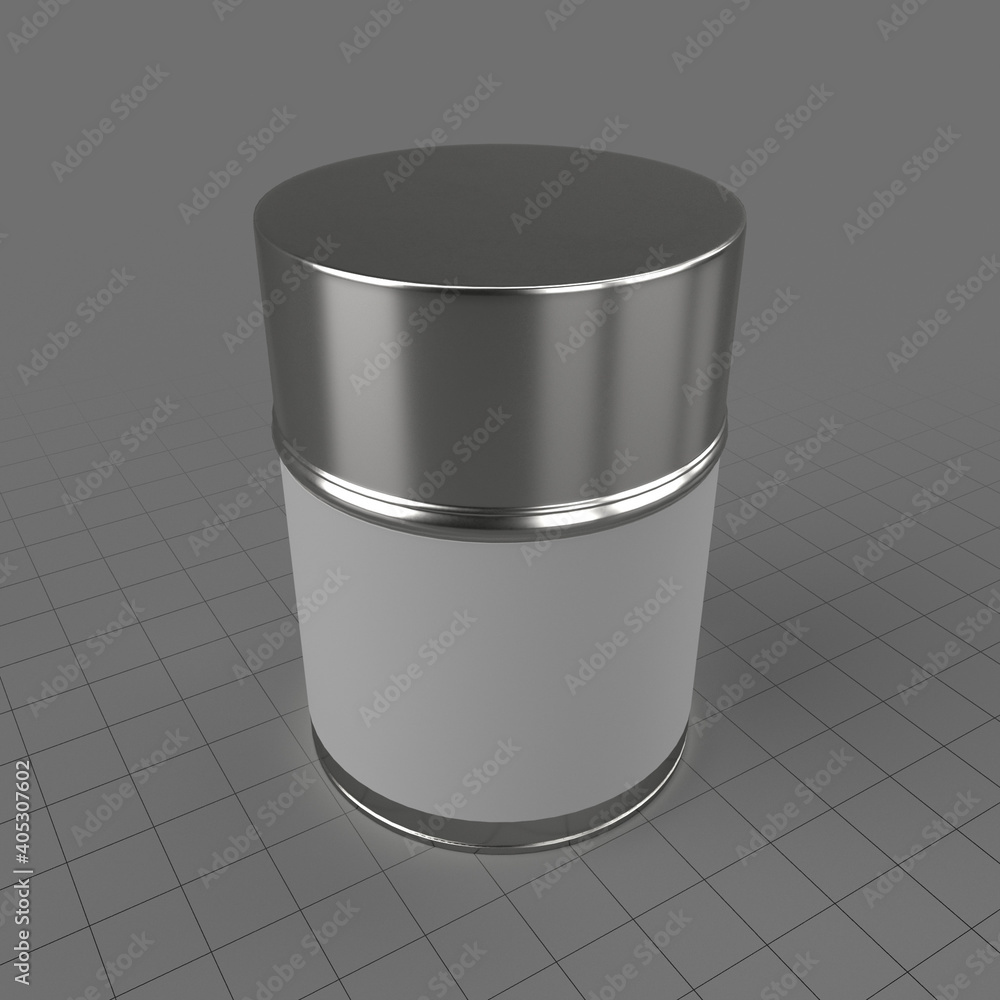 Metal container Stock 3D asset | Adobe Stock