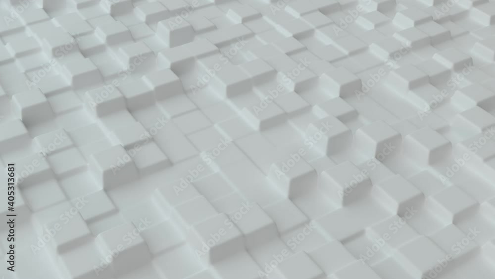 Abstract background with white grid smooth squares. Cell structure ...
