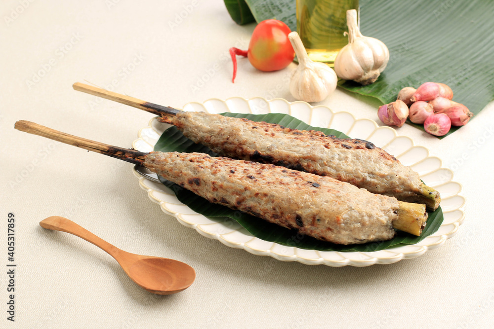 Sate Bandeng: Traditional Cuisine from Banten, Indonesia. Sate Bandeng ...