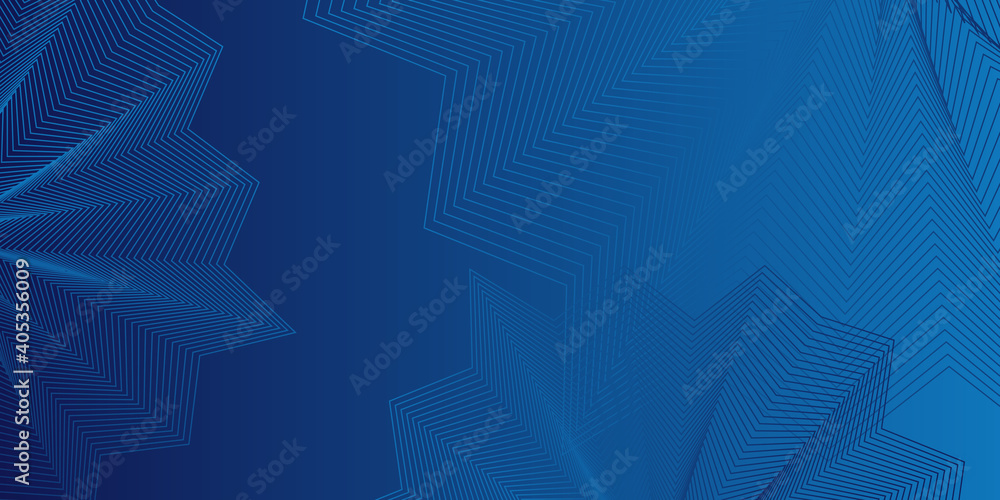 Futuristic, High Tech, blue background, with network lines conveying a ...