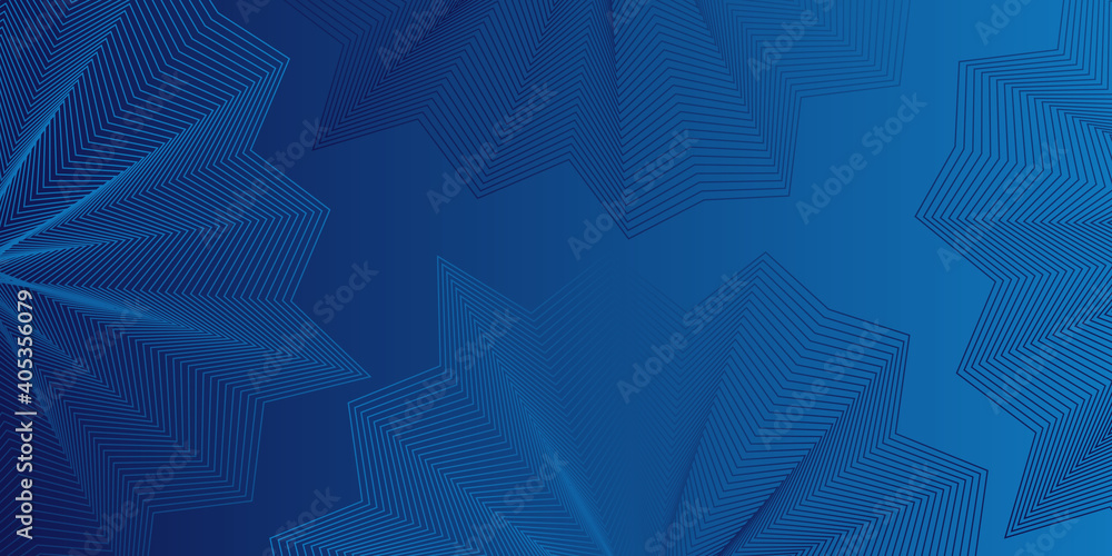 Futuristic, High Tech, blue background, with network lines conveying a ...