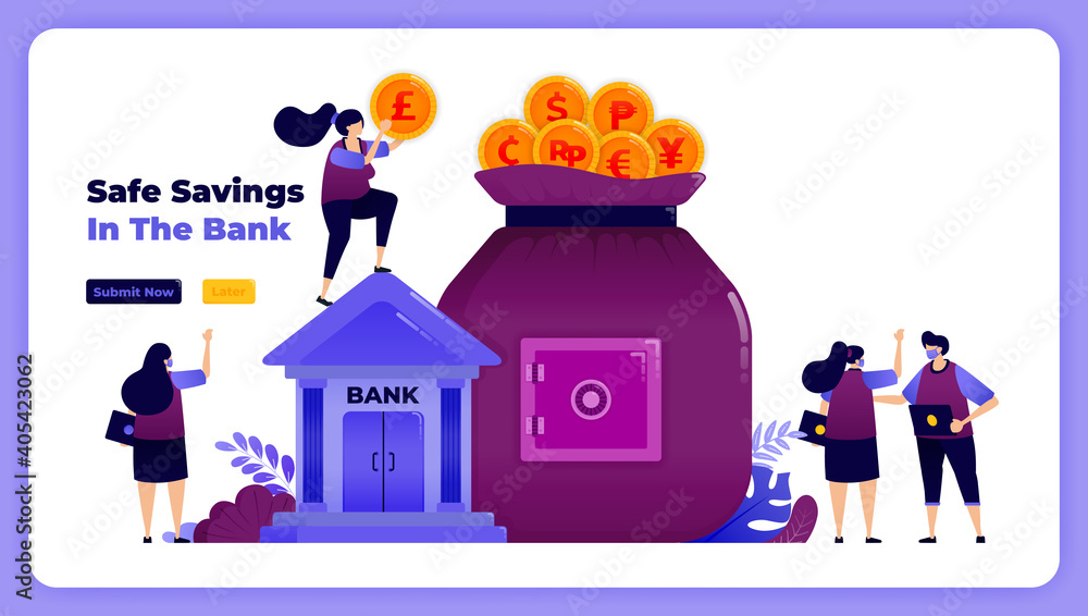 financial security and protection in banking for investment and savings ...