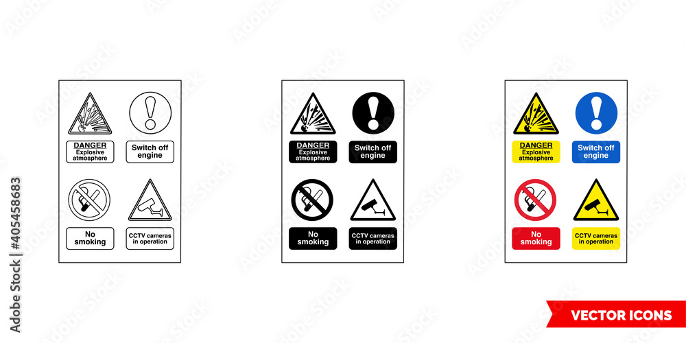 Fire Safety Symbol Black And White