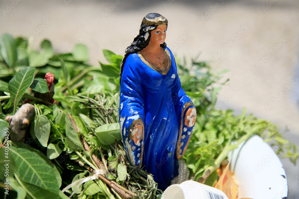 Stockfoto salvador, bahia, brazil - january 13, 2021: plaster sculpture ...