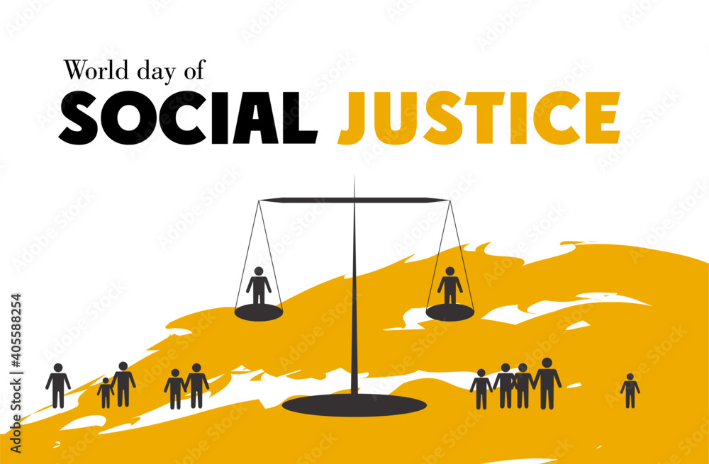 Vector illustration for World Day of Social Justice. Stock Vector ...