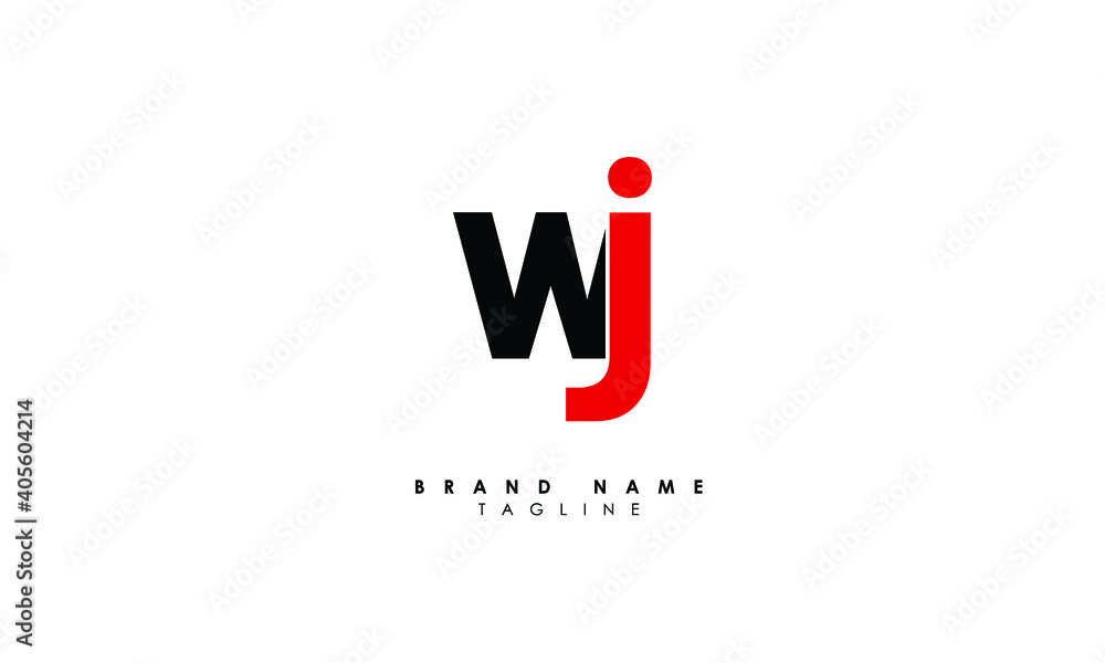 Alphabet letters Initials Monogram logo WJ, JW, W and J, Alphabet ...