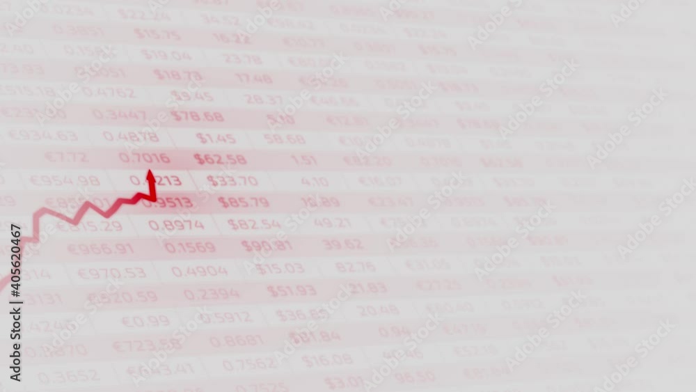 Vidéo Stock Artistic 3d financial business chart with diagrams, graphs ...