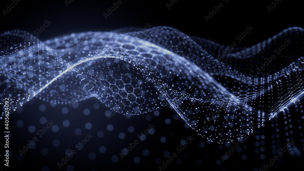 Medical Innovation concept. Scientific information represented as a ...