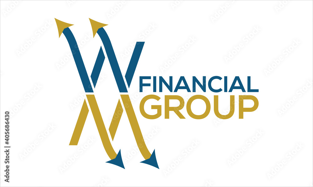 Financial Group exclusive logo design Stock Vector | Adobe Stock