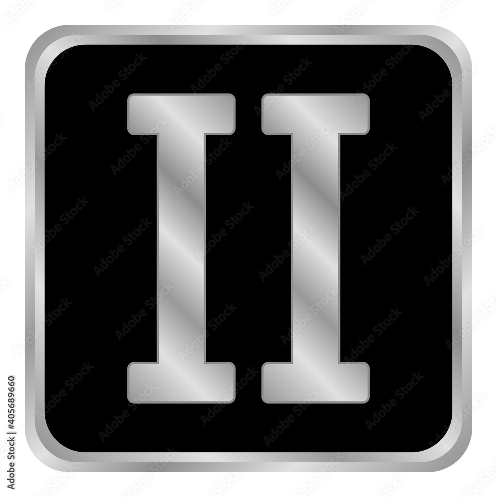 Roman numeral two. Stock Vector | Adobe Stock