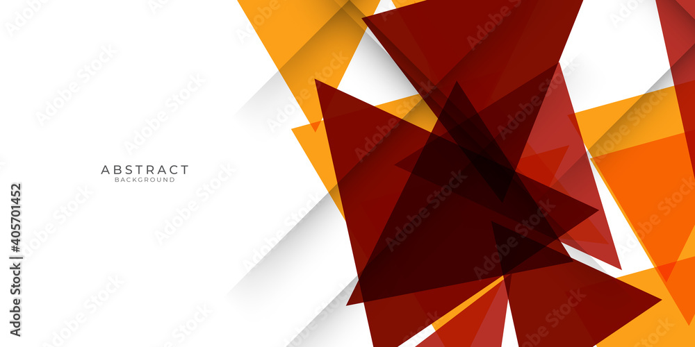 Brown yellow orange abstract triangle background design. Wireframe background with plexus effect ...