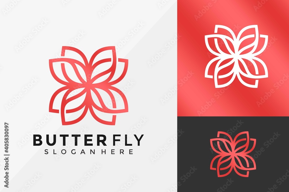 Butterfly Logo Design, Modern Logo Designs Vector Illustration Template ...