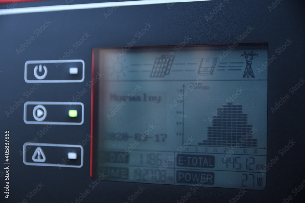 Solar battery management system. Controller of power, charge of the ...