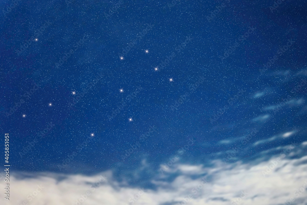 Pavo star constellation, Night sky, Cluster of stars, Deep space ...