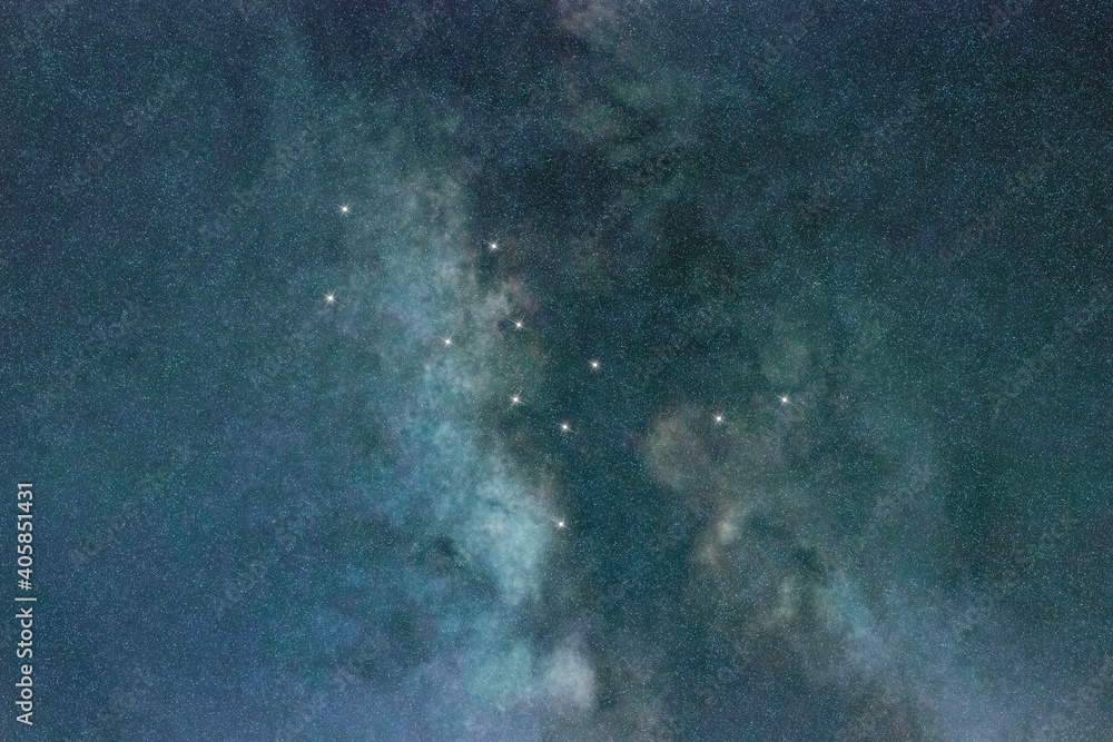 Lupus star constellation, Night sky, Cluster of stars, Deep space, Wolf ...