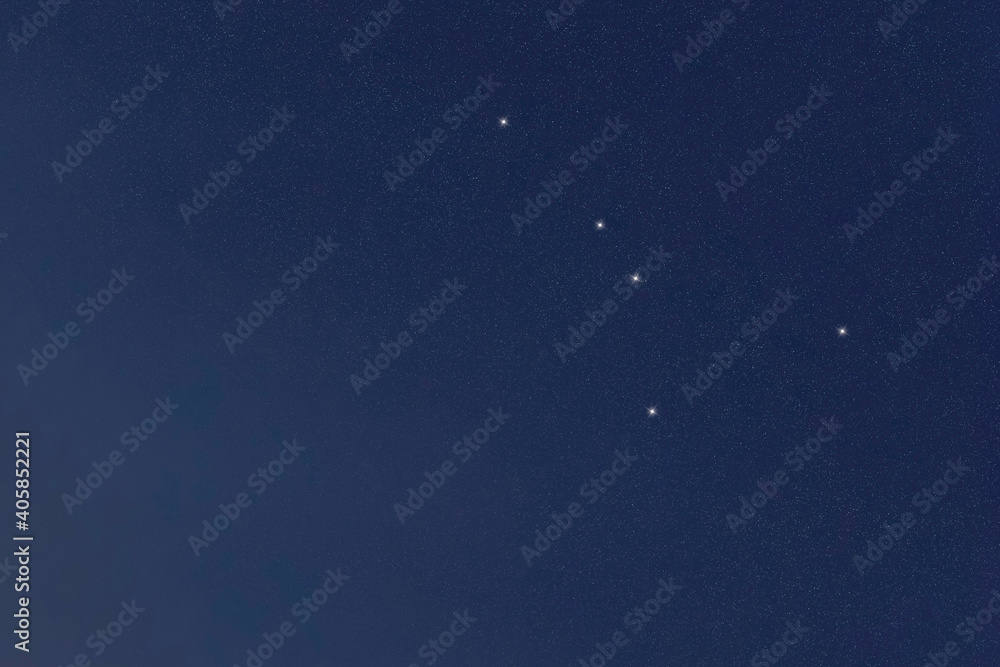 Cancer star constellation, Night sky, Cluster of stars, Deep space ...