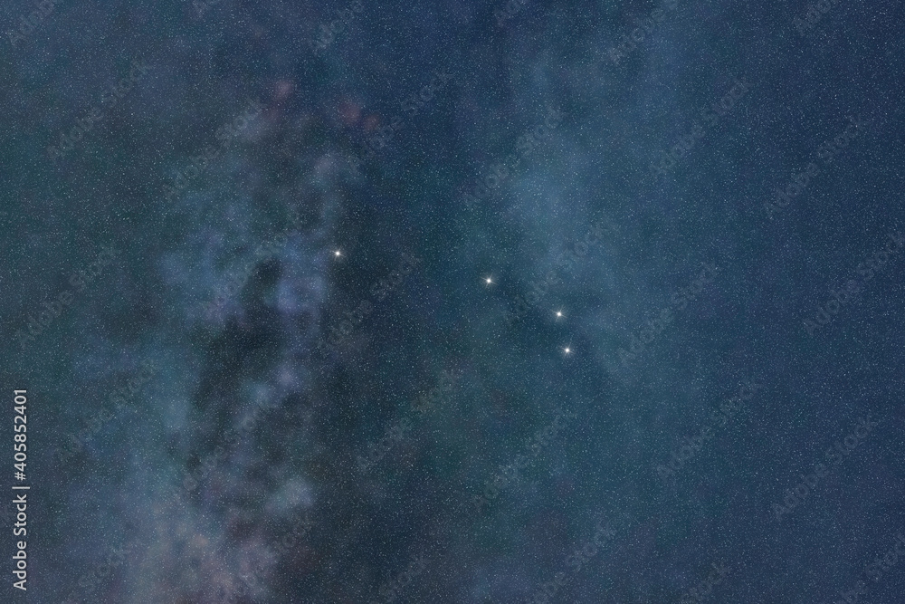 Aries star constellation, Night sky, Cluster of stars, Deep space, Ram ...