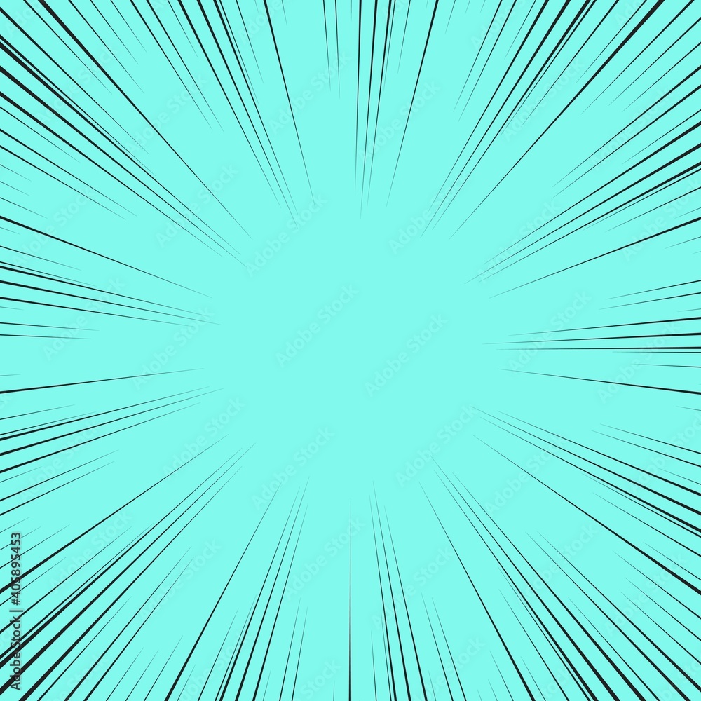 Speed Line background. Vector illustration. Comic book black and blue ...