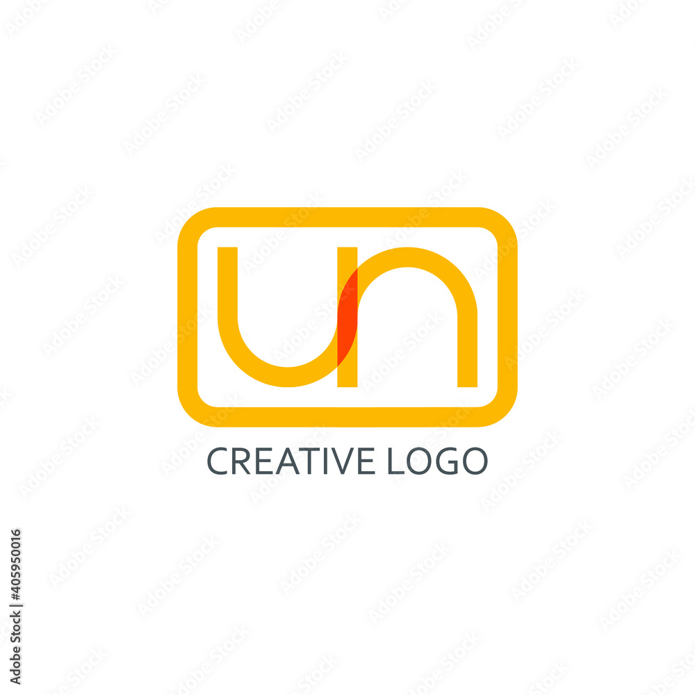 un letter simple for logo company. a modern vector design Stock Vector ...
