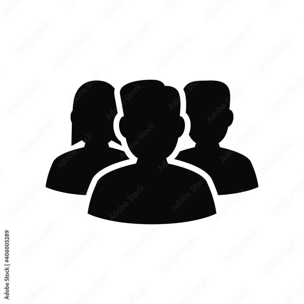 Users icon Stock Vector | Adobe Stock