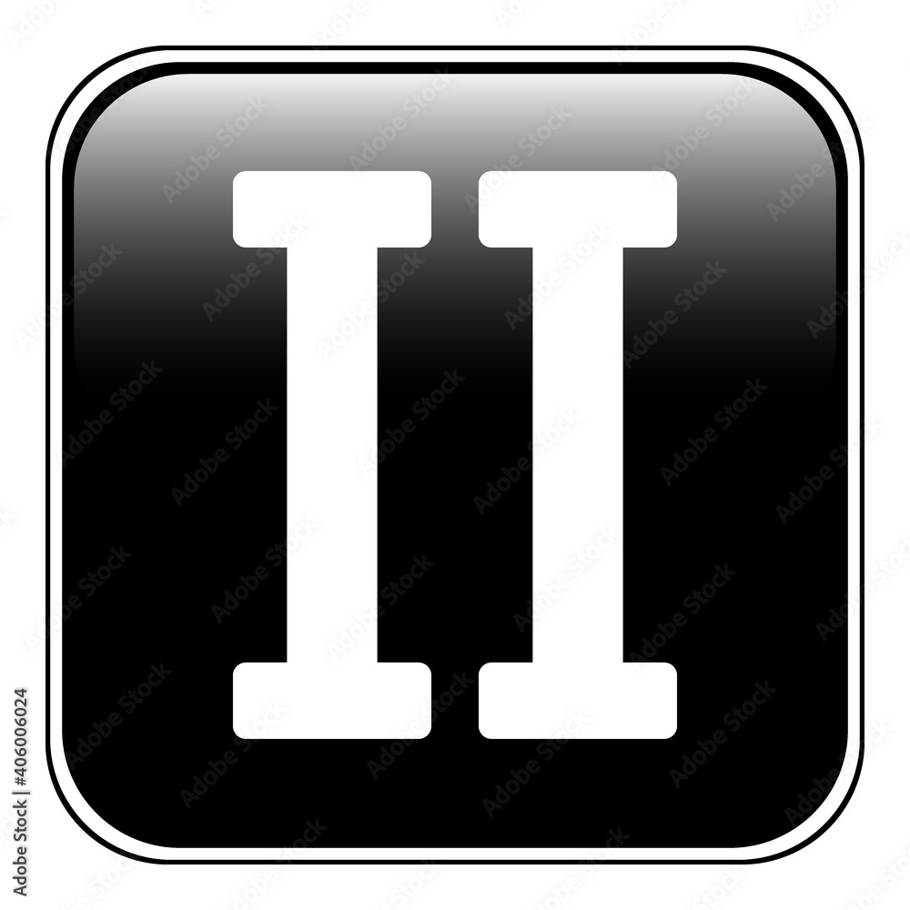 Roman numeral two. Stock Vector | Adobe Stock