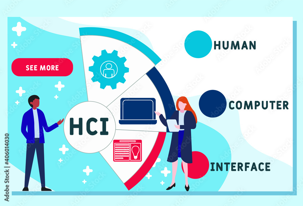Vecteur Stock Vector website design template . HCI - Human Computer ...
