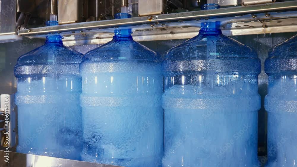 Water factory - Water bottling line for processing and bottling pure ...