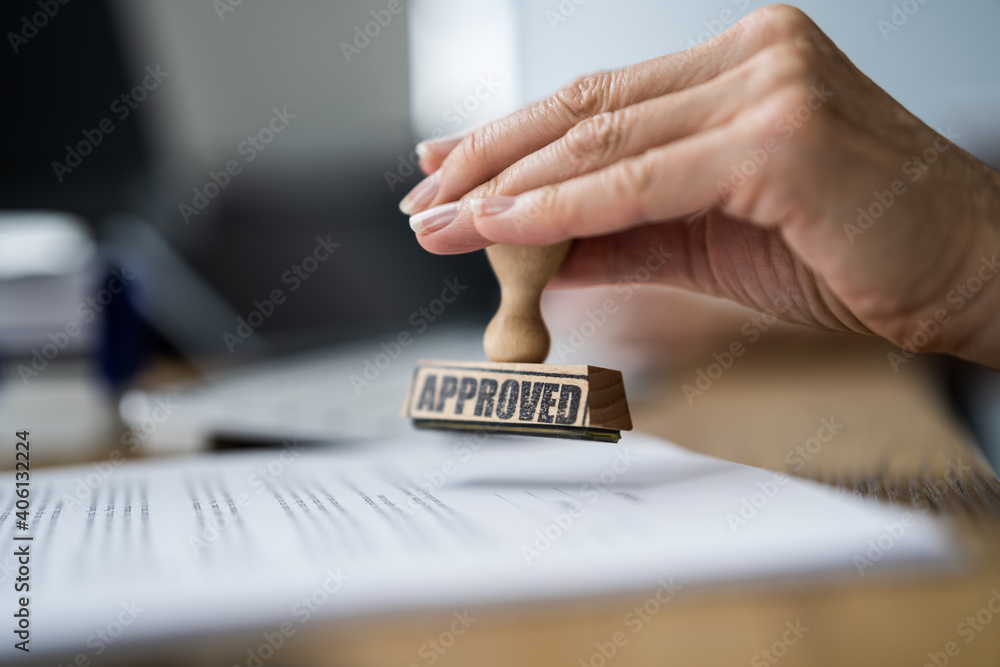 Approve Document And Work Permit Stamp Stock Photo | Adobe Stock Approve Document And Work Permit Stamp Stock Photo | Adobe Stock